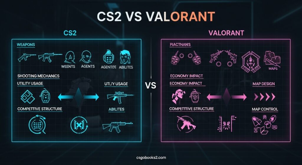CS2 vs Valorant (May 2026) Complete Comparison Guide